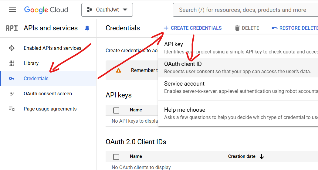 OAuth2 + JWT + Gmail letters – expandAPIs
